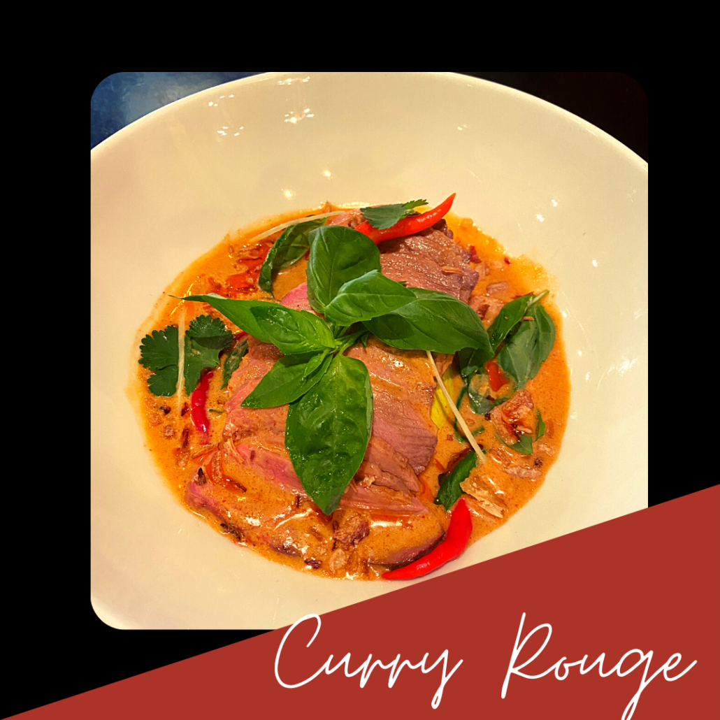Poulet au Curry Rouge - Resto Thaï